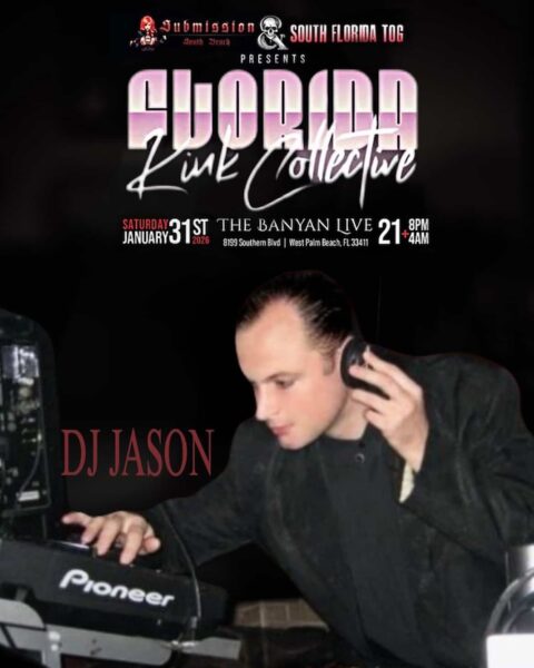 DJ Jason spins Goth at the opening event of Submission’s Florida Kink ...